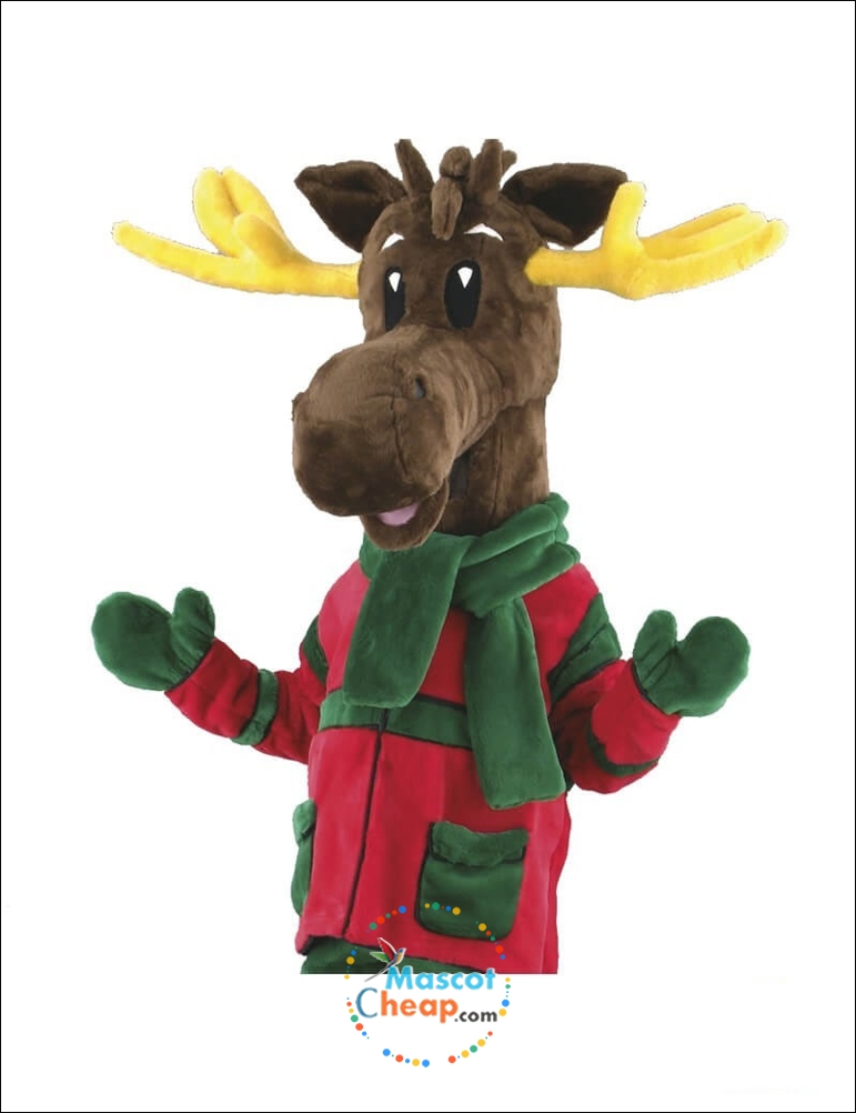 Christmas Reindeer Mascot Costume