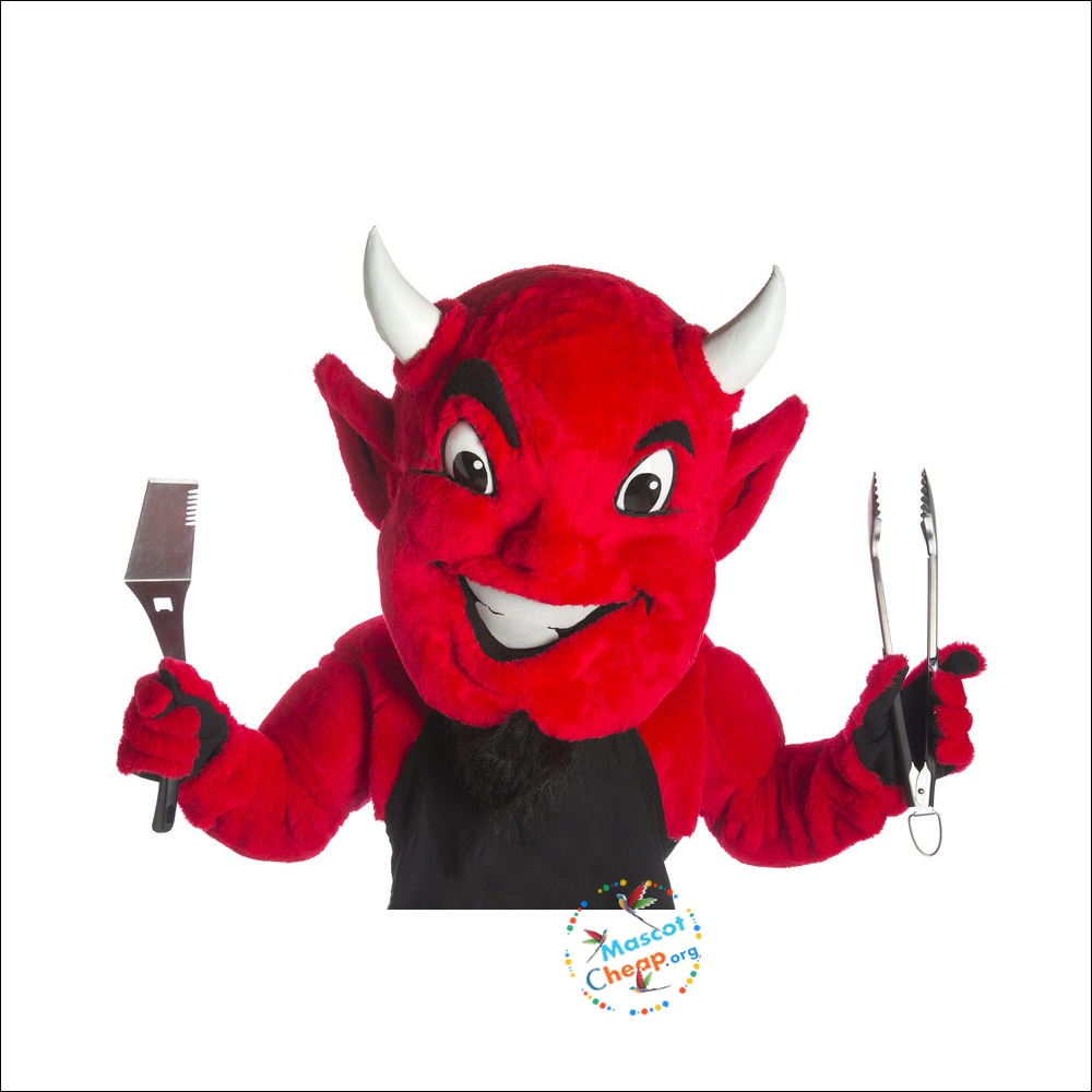 Cute Devil Mascot Costume Free Shipping