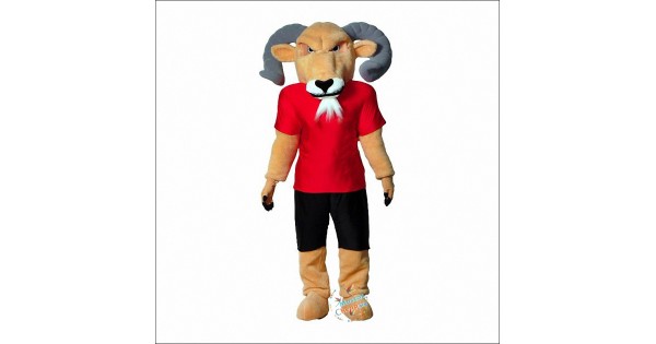 Ferocious Ram Mascot Costume Hot Sale Online