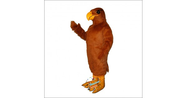 Golden Hawk Mascot Costume With The New Style