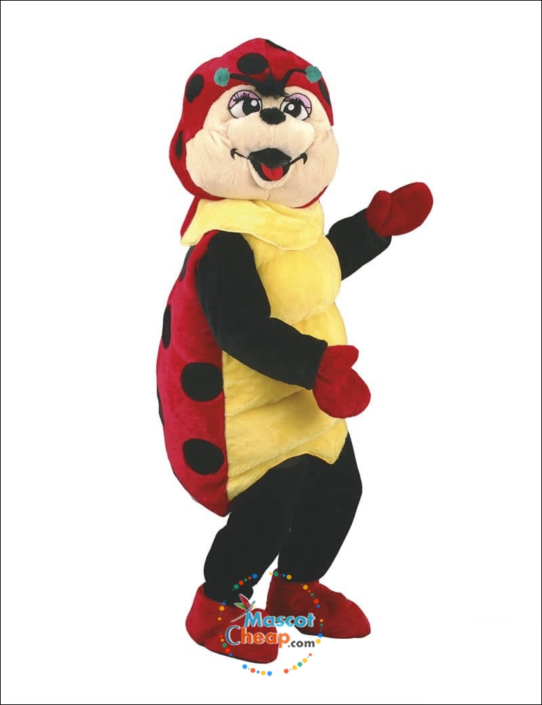 Ladybug Happy Mascot Costume