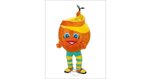 Orange Mascot Costume