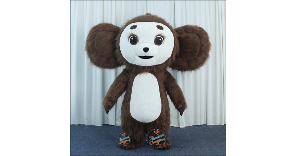 Plush Big Eared Monkey Inflatable Mascot Costume