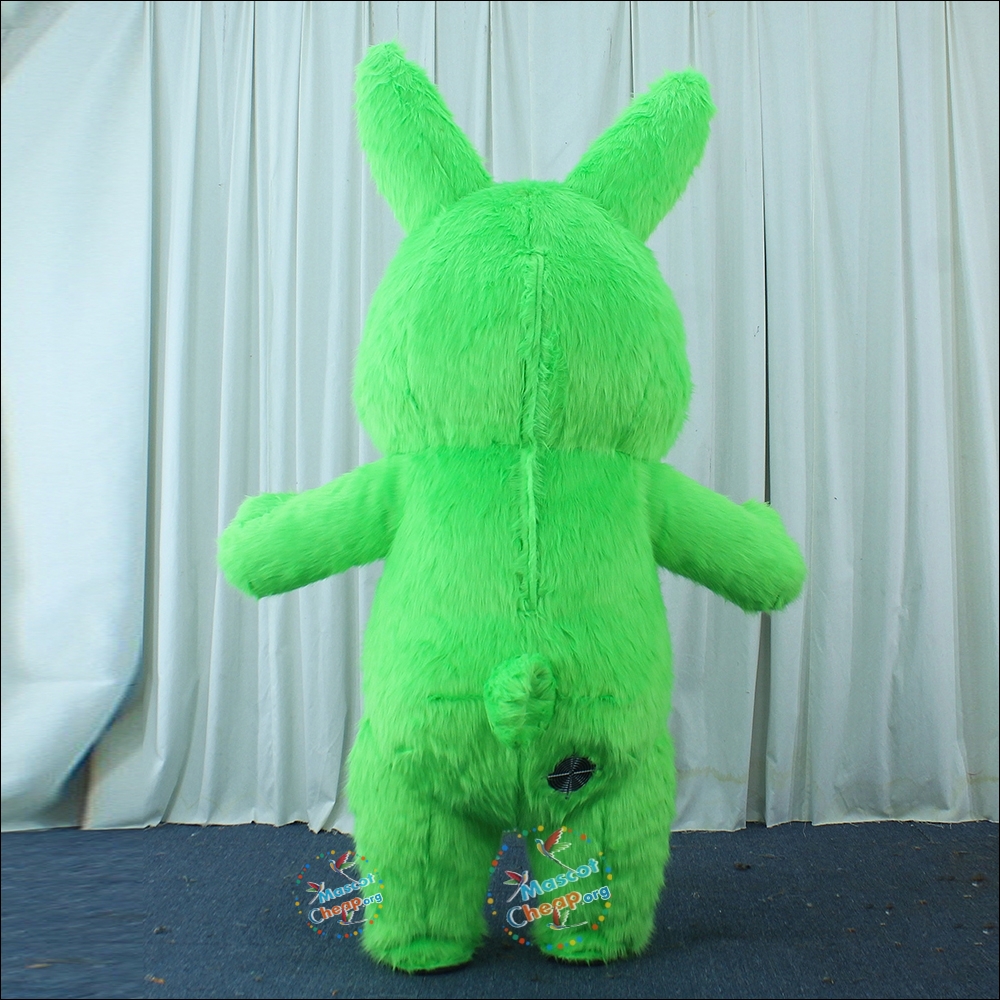 Rabbit Green Bunny Inflatable Mascot Costume