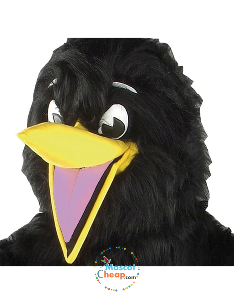 Happy Raven Mascot Costume