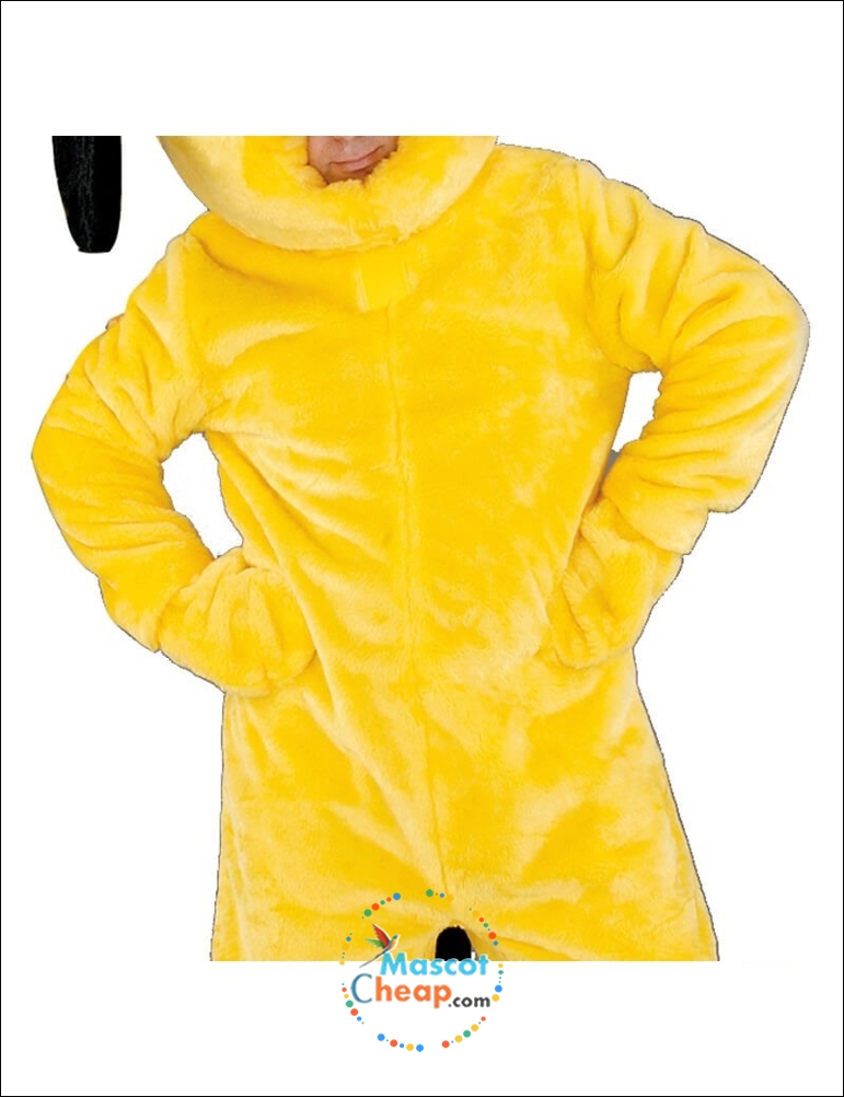Yellow Dog Mascot Costume